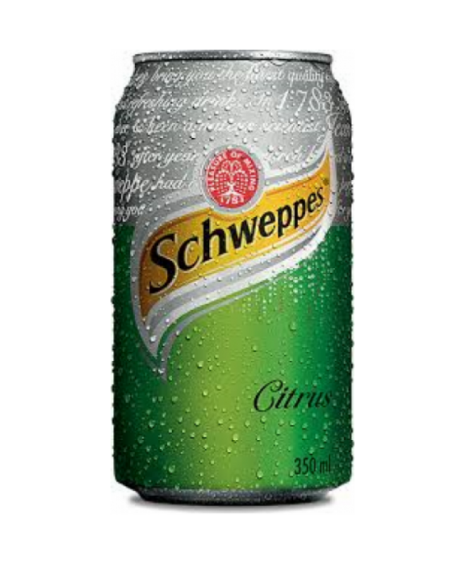 Schweppes Citrus Lata 350 ml cx com 06 unidades